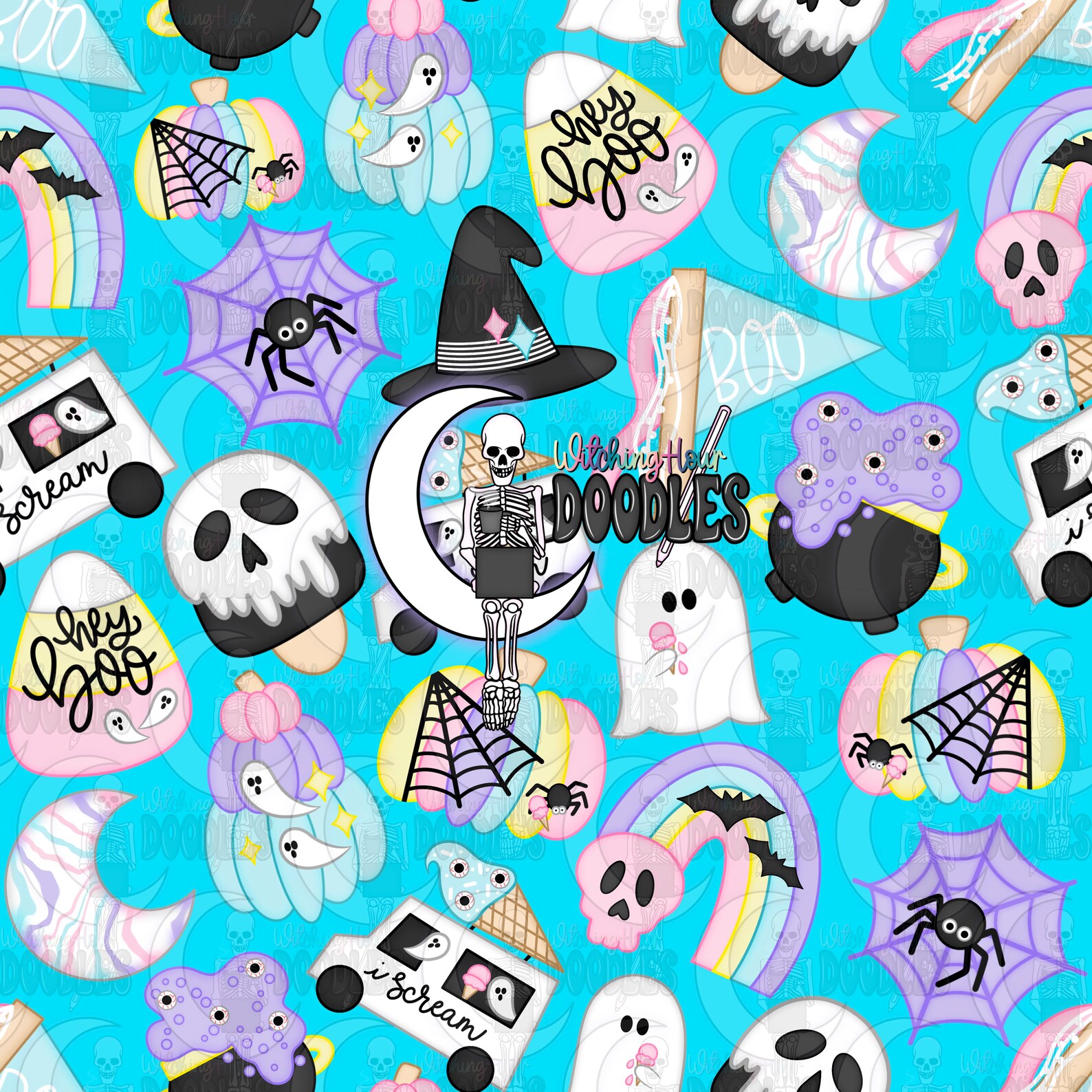 I Scream for Ice Cream Seamless Pattern, Seamless Pattern, Sublimation ...