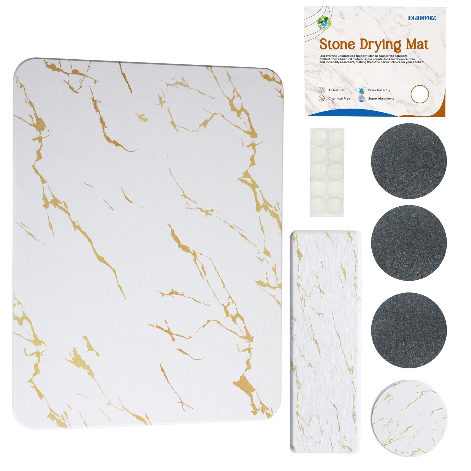 Stone Drying Mat for Kitchen - Quick Drying Stone Mat for Kitchen ...