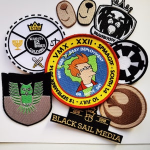 Embroidered Patch, Embroidered Iron on Patch, Embroidered Velcro Patch ...