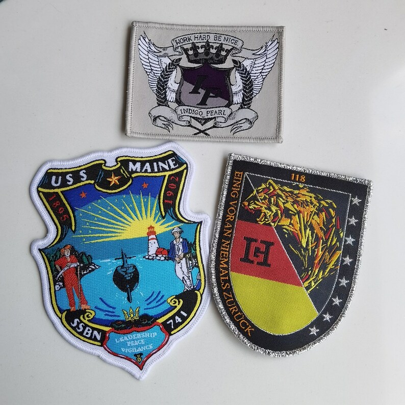 Custom Woven Patches Professional Woven Patches Your Own - Etsy