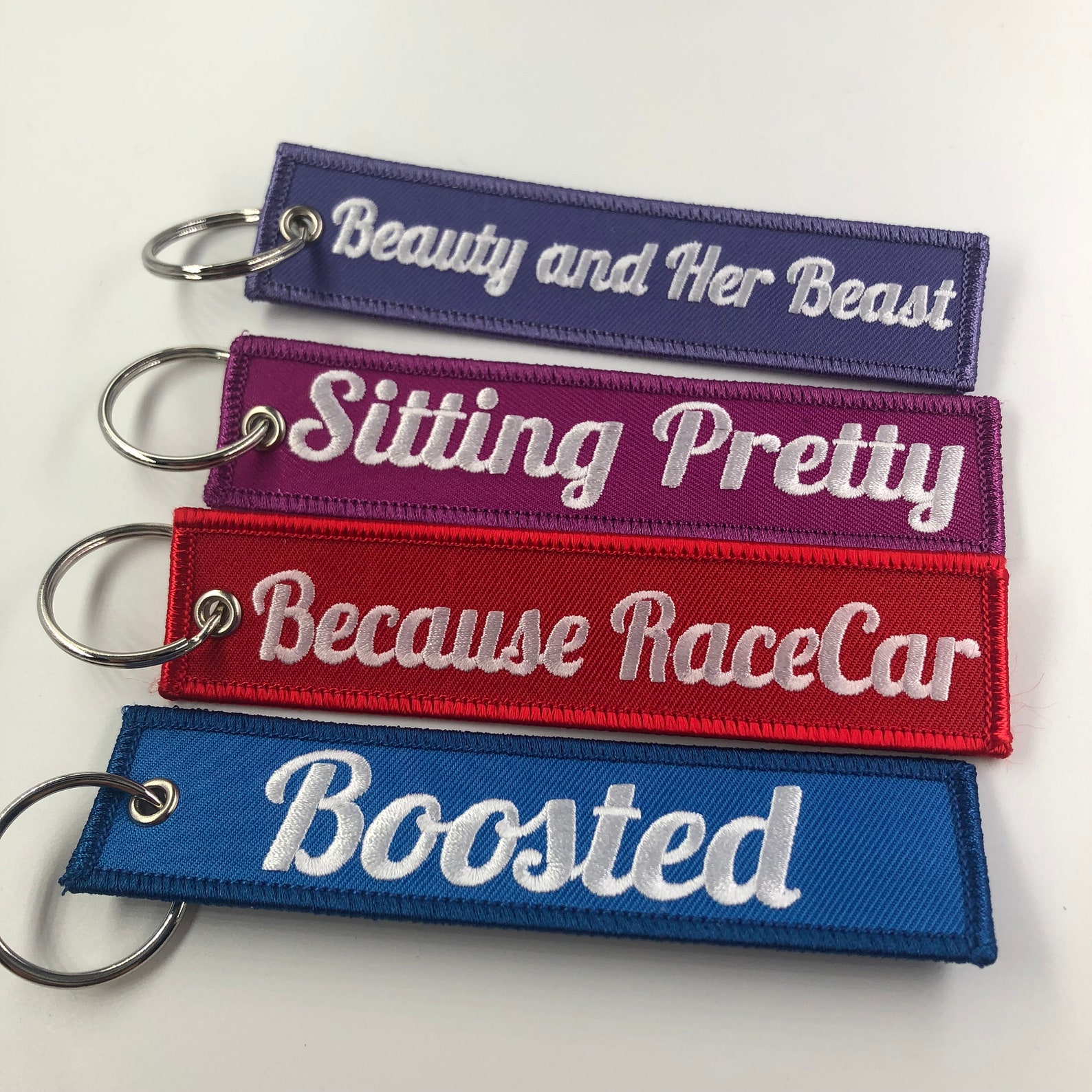 Flight Keychain Custom Embroidery Flight Tag Remove Before - Etsy