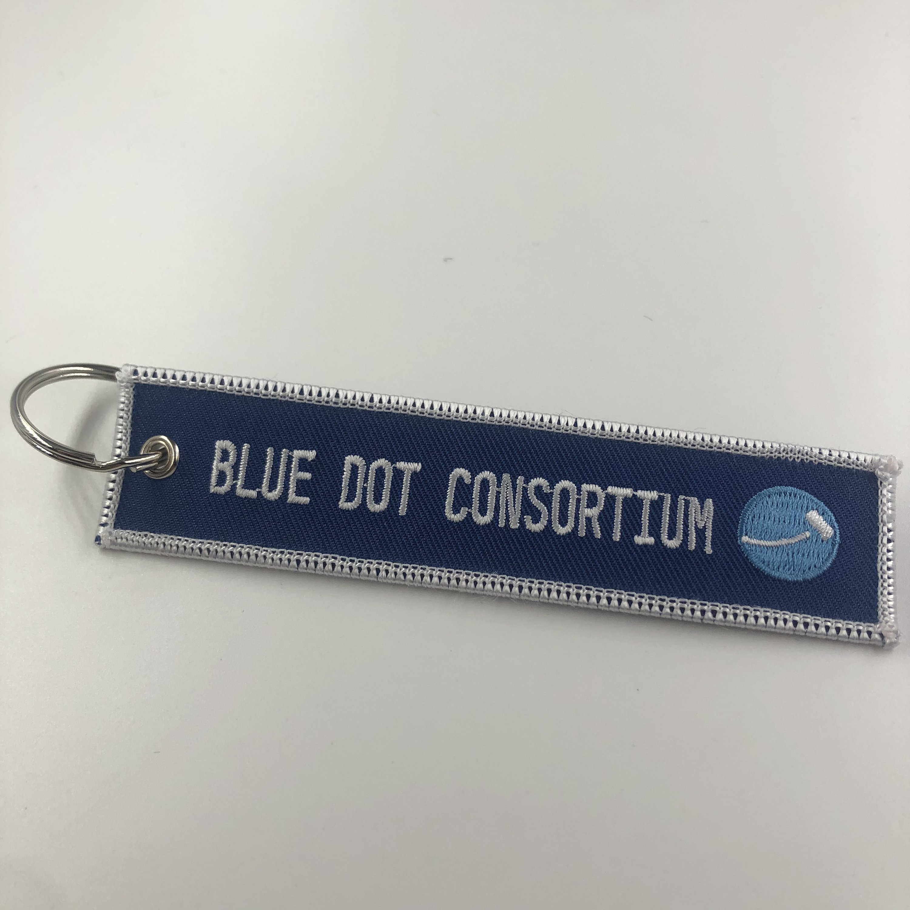 Flight keychain custom embroidery flight tag Remove before | Etsy