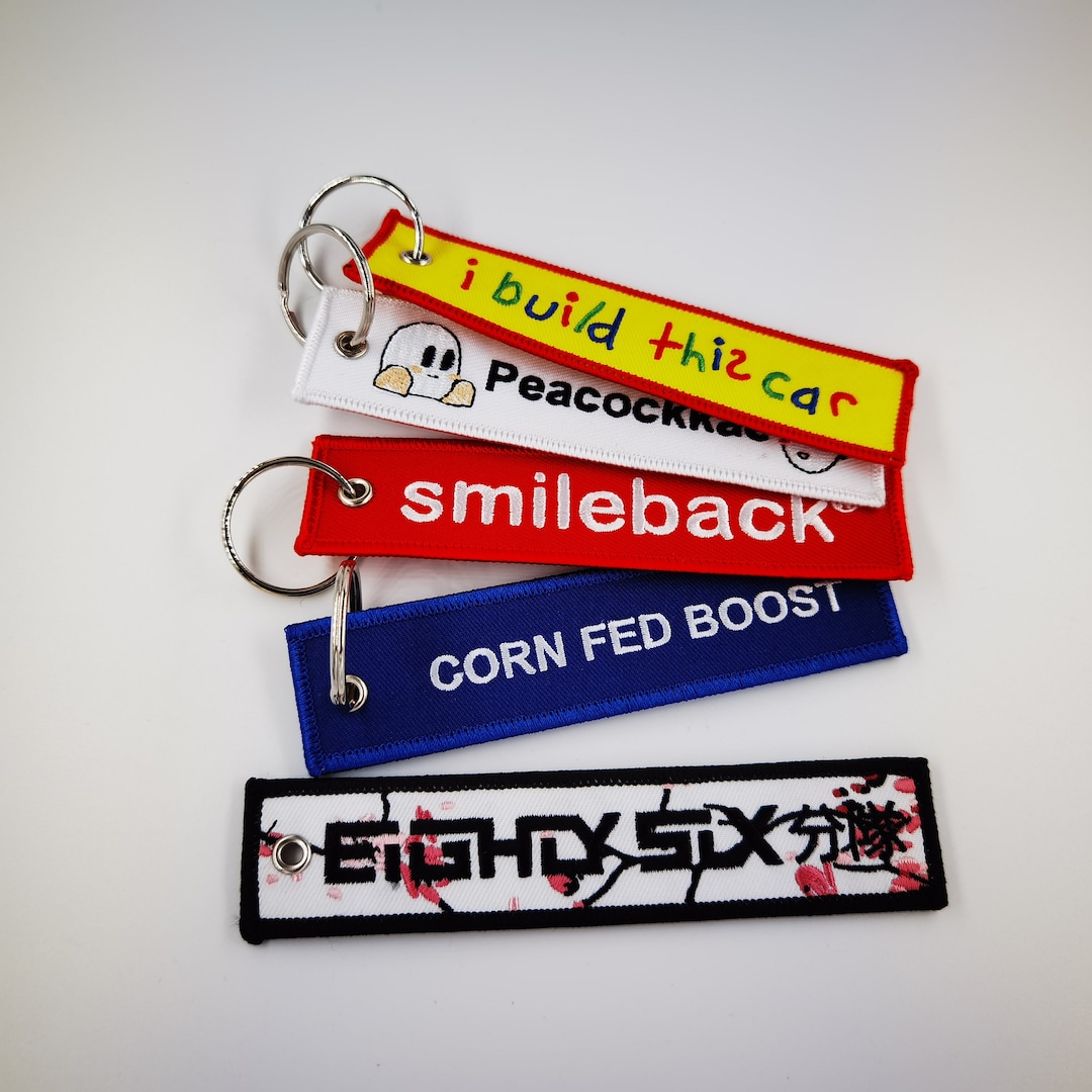 Custom Embroidered Keychain, Custom Remove Before Flight Tag,custom ...