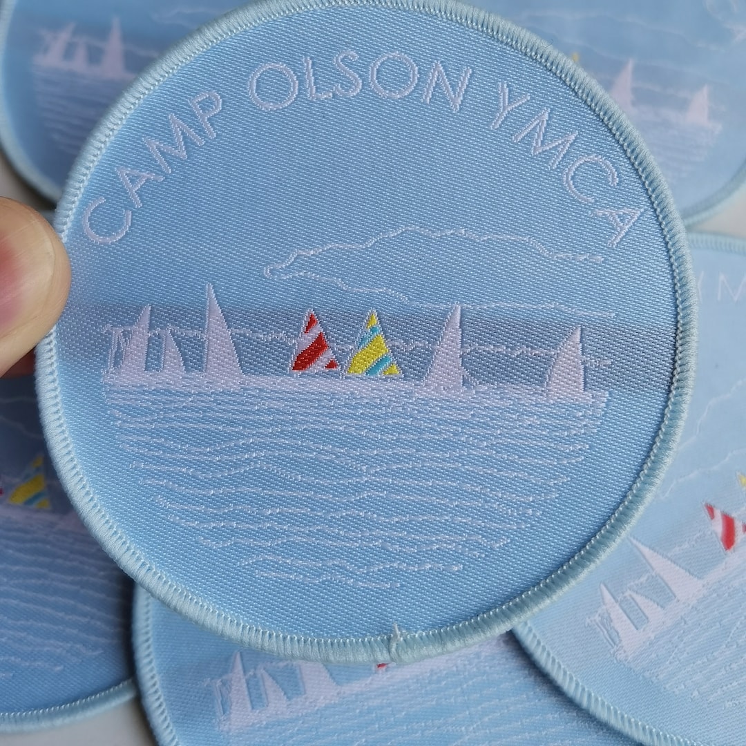 Custom Woven Patch, Custom Patch, Clothing Patches, Woven Circular ...