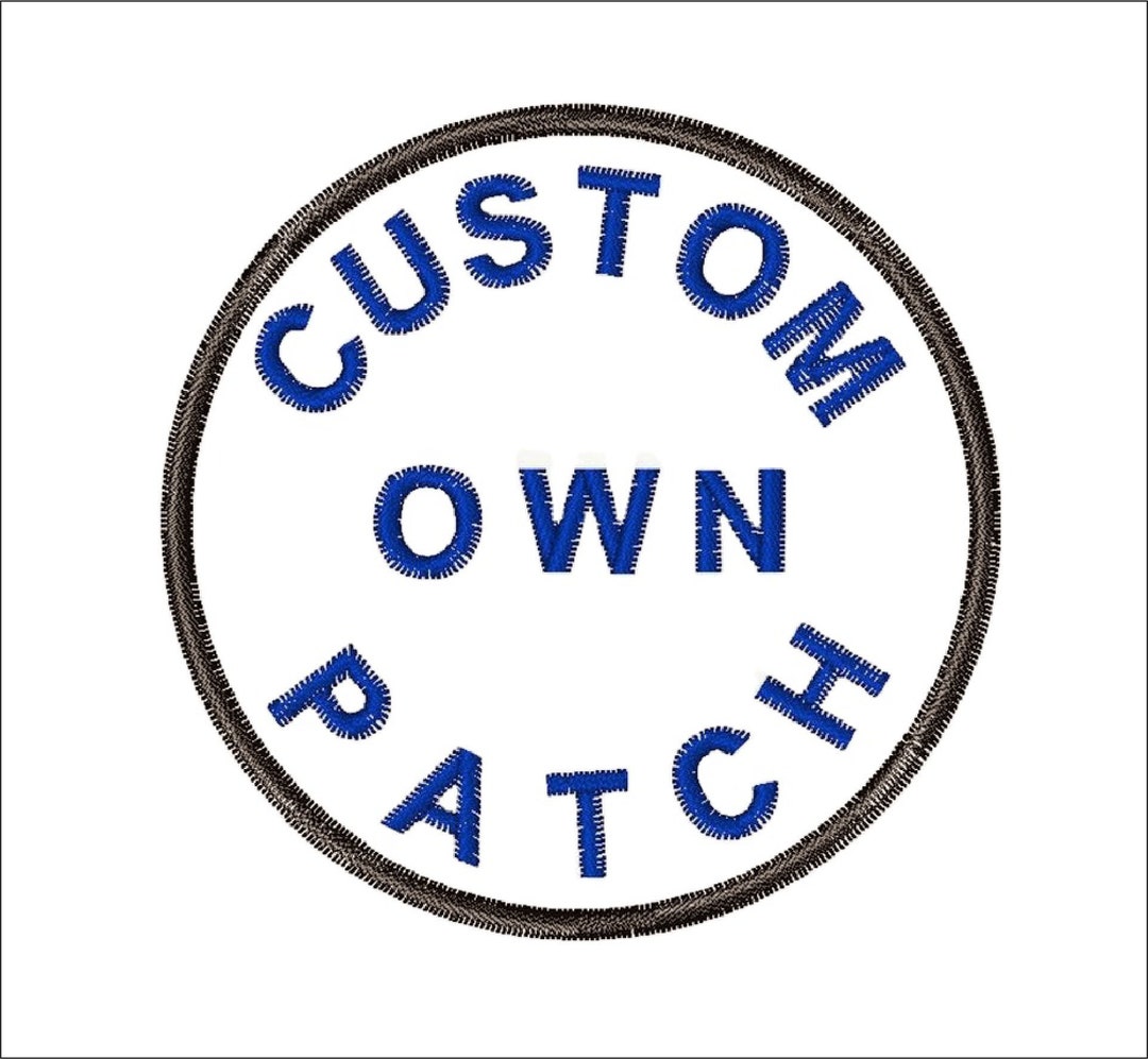 Custom OWN Patches, Embroidered Logo Patches,wholesale Patches, Iron On, Sew On, Back Patch. - Etsy