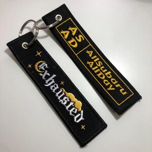 Custom Flight Tags, Custom Key Tags. Embroidered Key Chains ...