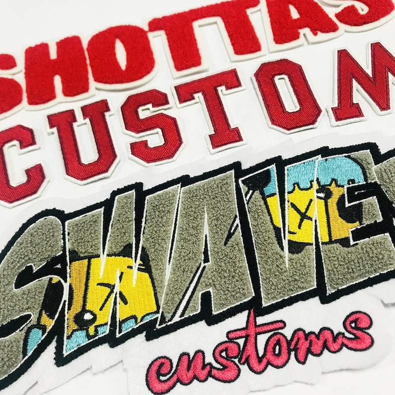 Custom Chenille Varsity Letters Custom Chenille Patches - Etsy