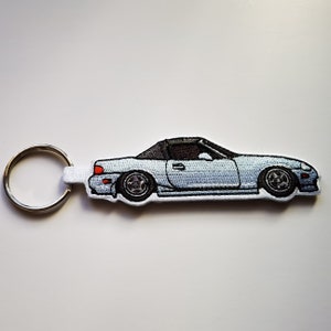 Custom Embroidery Keychain, Custom Keychain, Fabric Embroidered Key ...