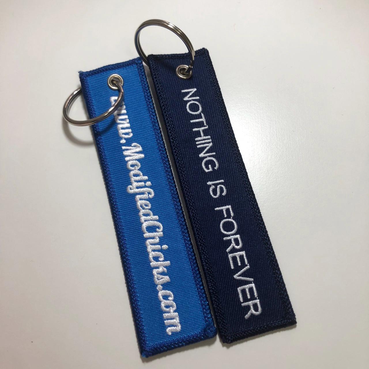 Custom Flight Tags, Custom Key Tags. Embroidered Key Chains ...