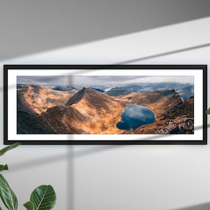 Helvellyn Plateau Panoramic Striding Edge Swirral Edge & - Etsy UK