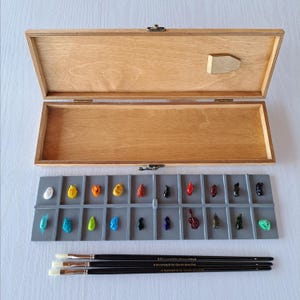Sta-wet Palette Case for Oil Paints, Transporter Box for Oil Paints ...