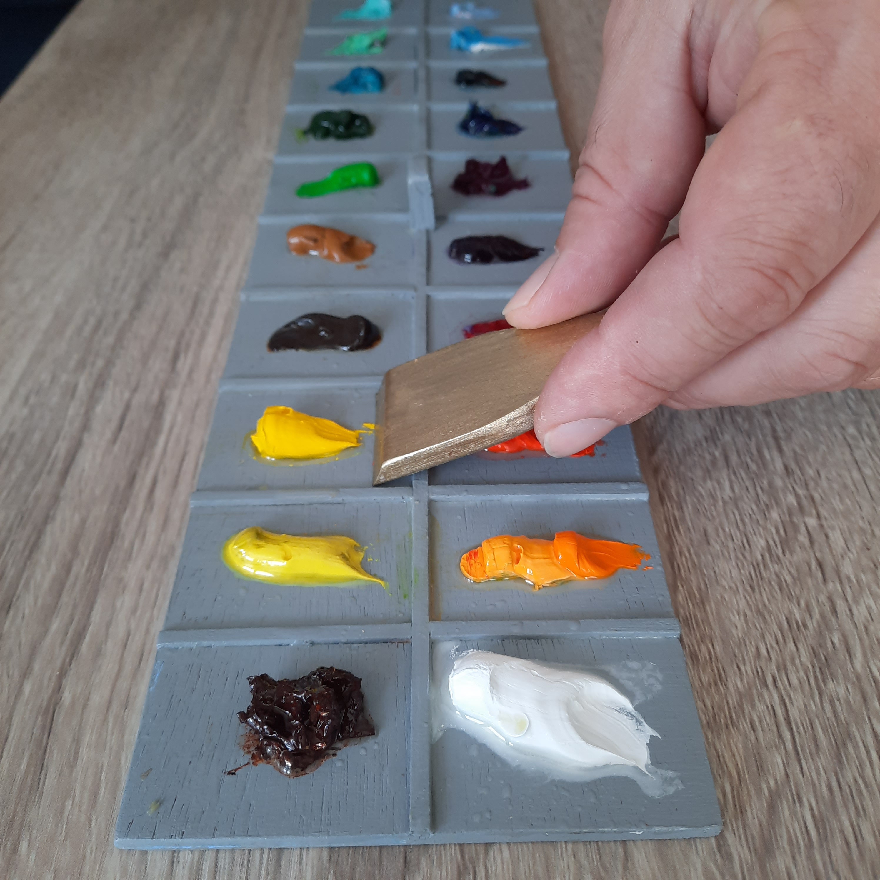 Sta-wet Palette Case for Oil Paints, Transporter Box for Oil Paints ...