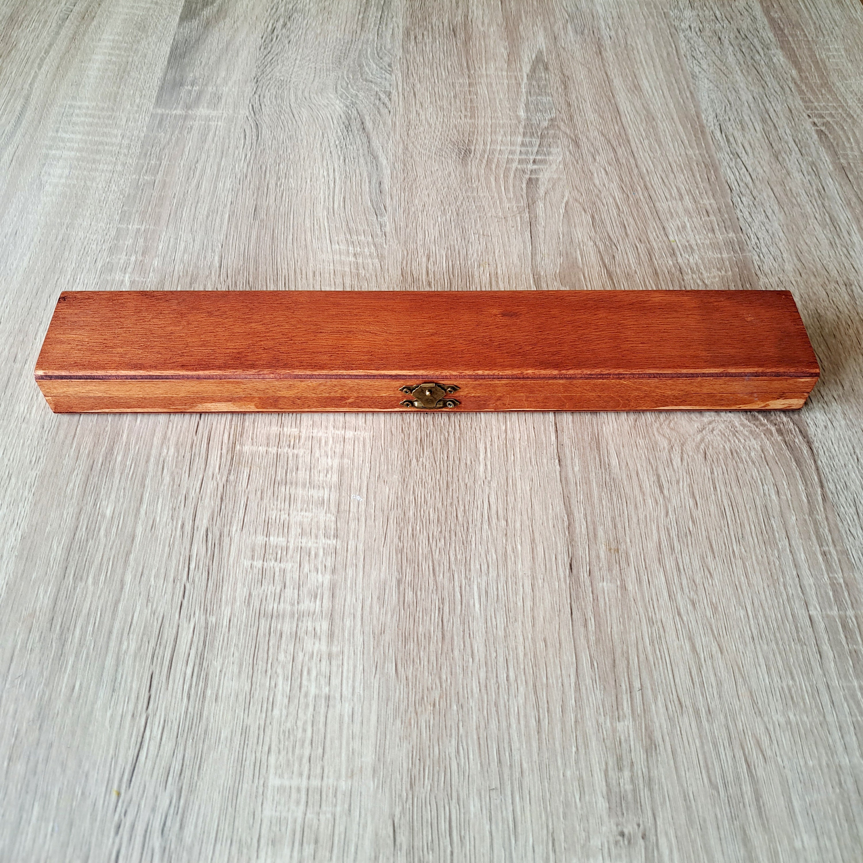 Brush Storage Case, Handmade Wooden Box for Transporting Brushes, Brush ...