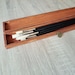 Brush Storage Case, Handmade Wooden Box for Transporting Brushes, Brush ...