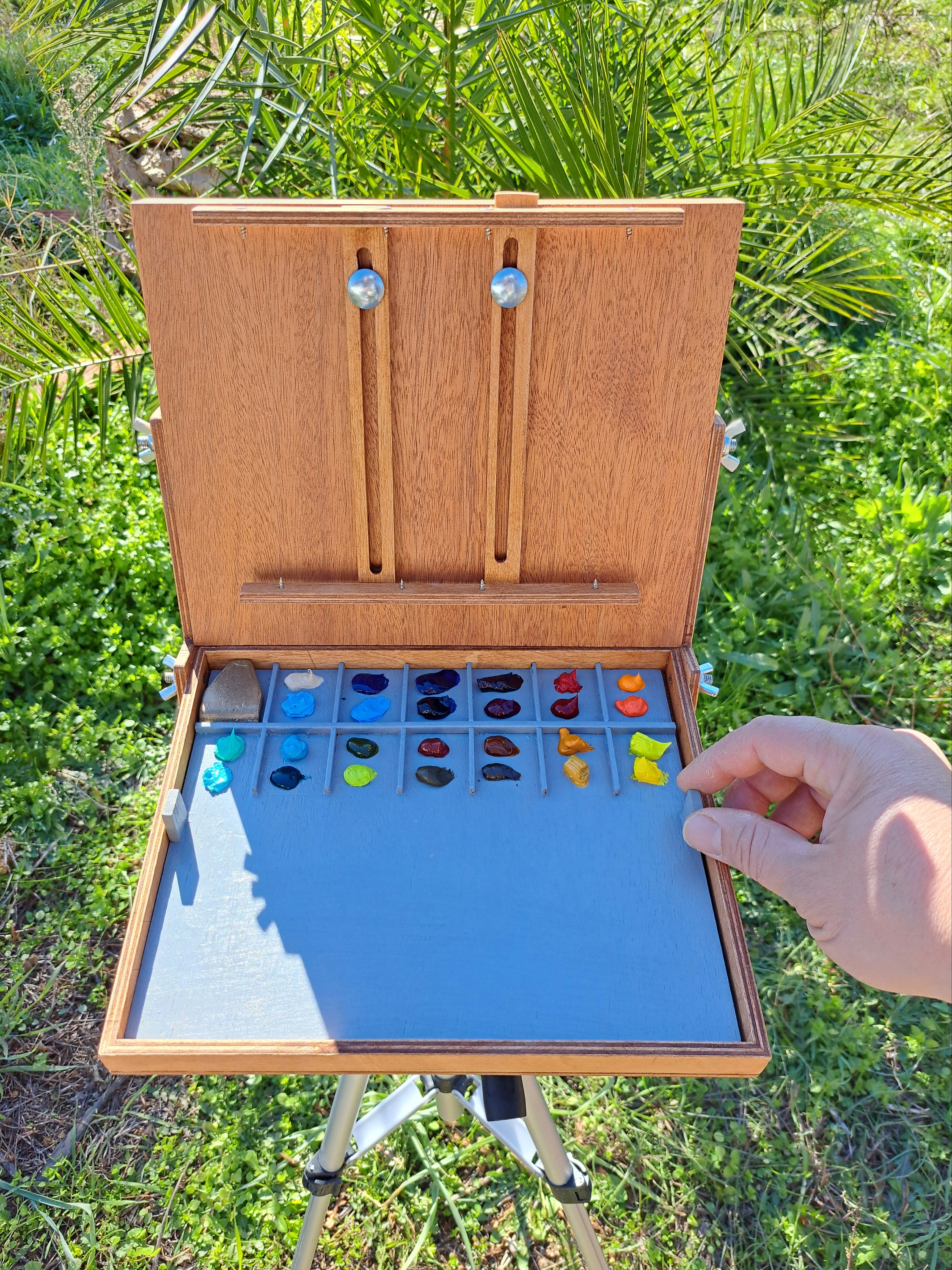 Pochade Box for PLEIN AIR Painting, Outdoor & Portable Artist Easel ...