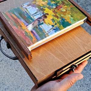 Pochade Box for PLEIN AIR Painting, Outdoor & Portable Artist Easel ...