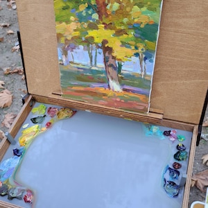 Pochade Box for PLEIN AIR Painting, Outdoor & Portable Artist Easel ...
