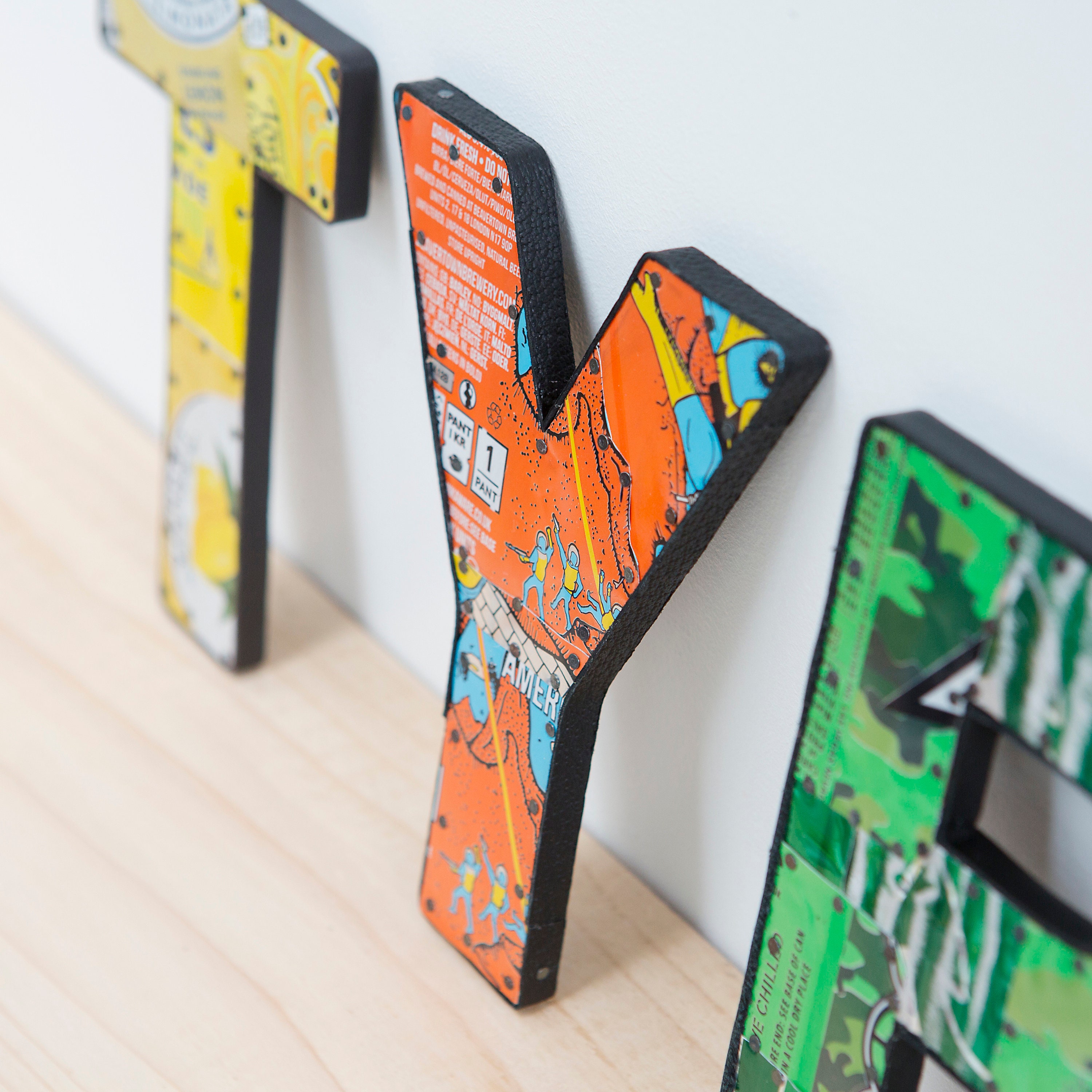 Decorative Drinks Can Letters - Etsy