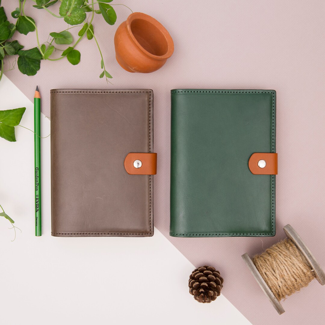 A6 Luxury Leather Notebook (refillable) - Etsy UK