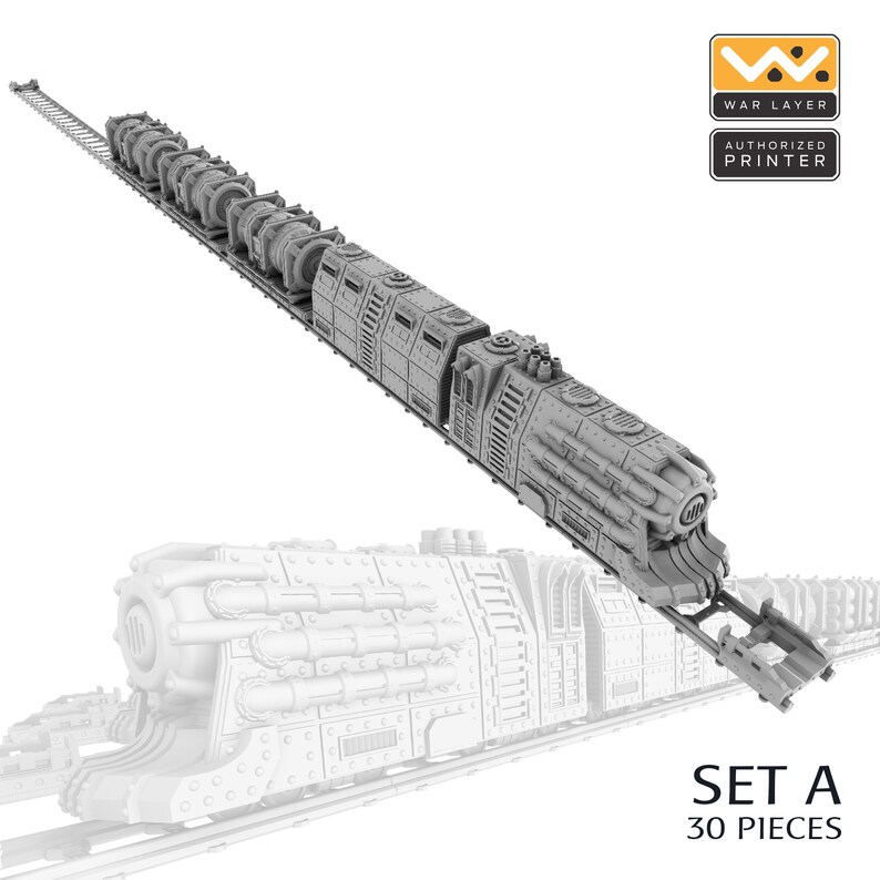 Gothic Sci-fi Cargo Trains Scenery Terrain for War Games - Etsy