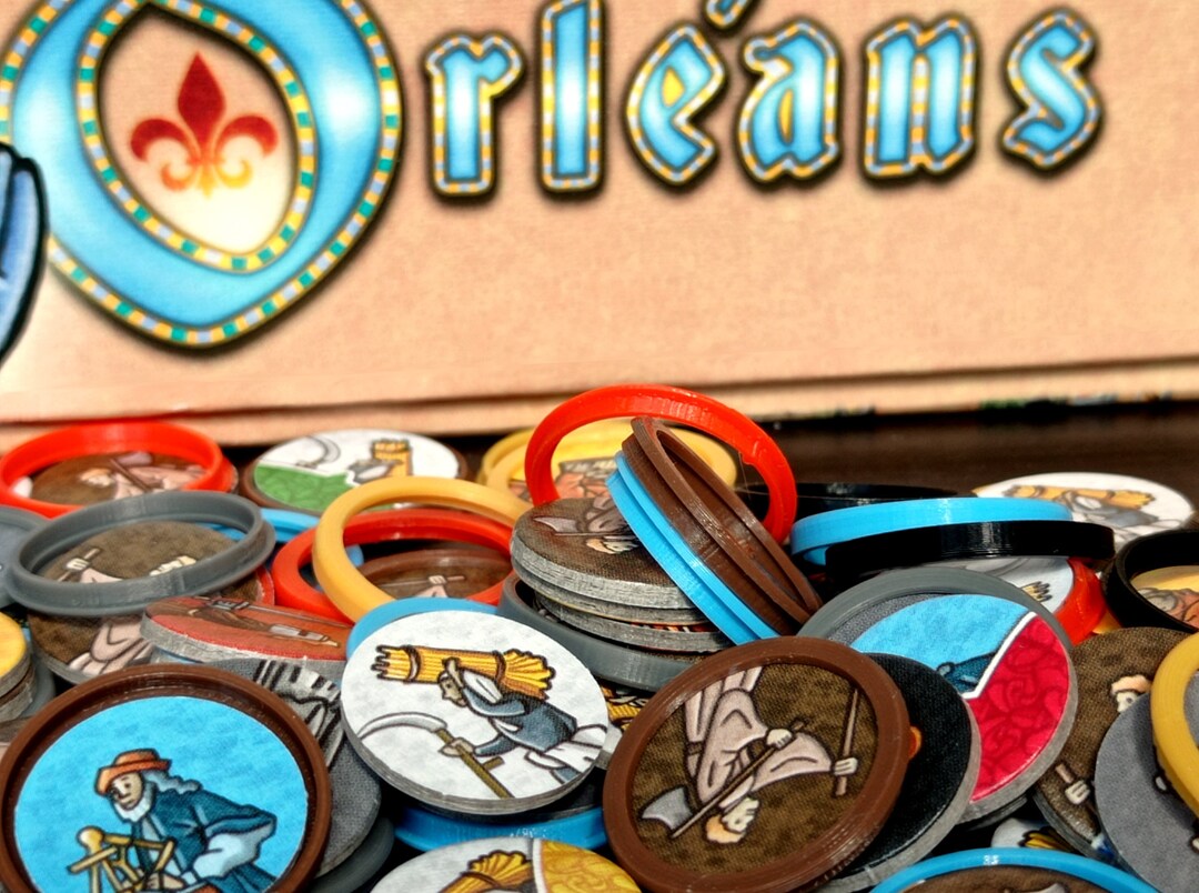 Orleans and Plague Expansion - 3D Printed Token Shields - Etsy