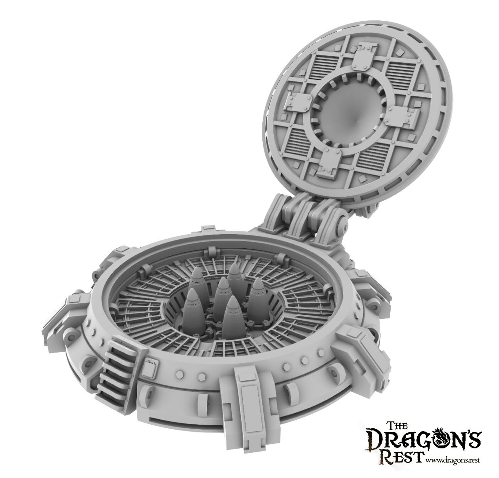 Sci-Fi Missile Silo 28/32mm scale Large Warhammer 40K | Etsy