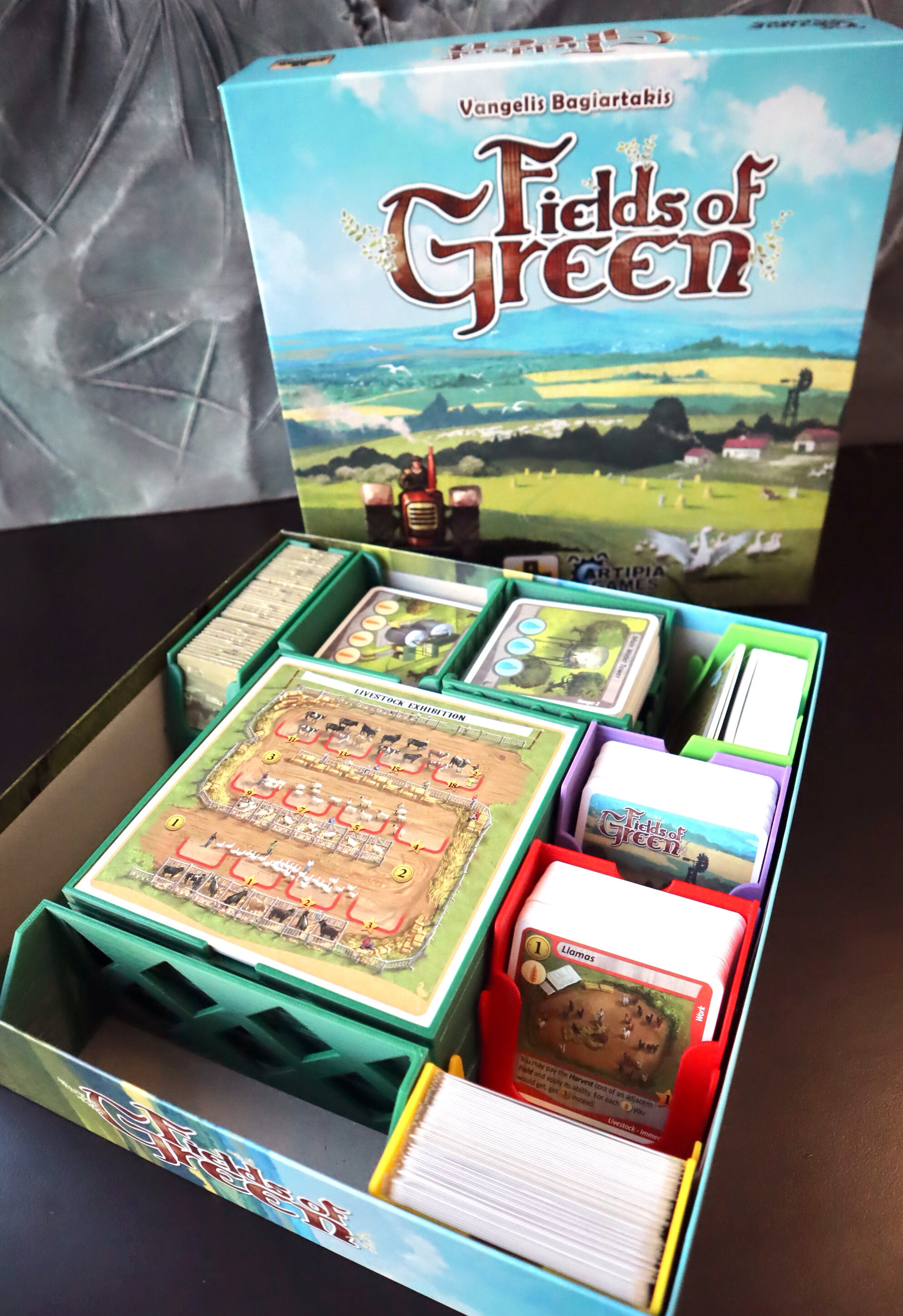Fields of Green Board Game - Official Insert / Organizer - Fits ...