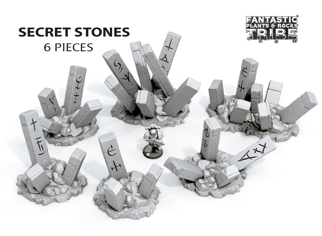 Secret Stones Xenos Scenery Terrain for War Games 28mm/32mm - Etsy