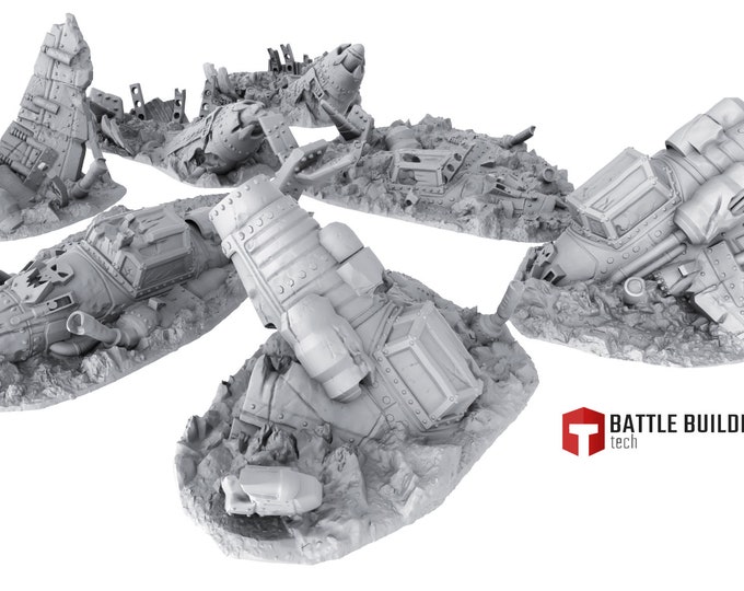 Badlands Scrapyard Ork Outpost Bridge Tower | 28mm Terrain Scenery ...