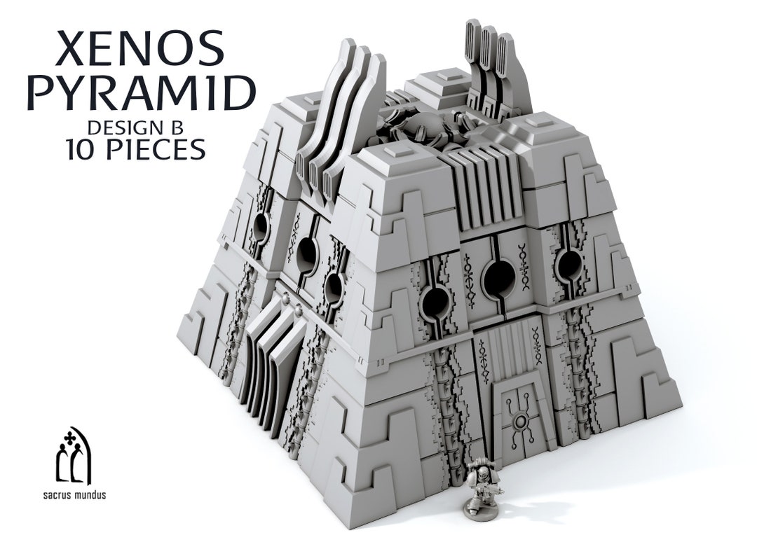 Xenos Alien Pyramid B Karnac Scenery Terrain for War Games 28mm/32mm - Etsy