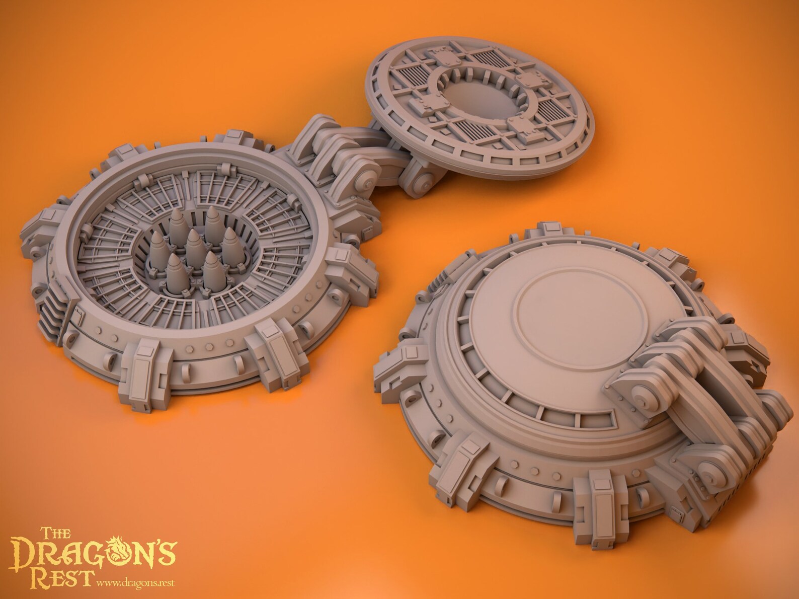 Sci-Fi Missile Silo 28/32mm scale Large Warhammer 40K | Etsy