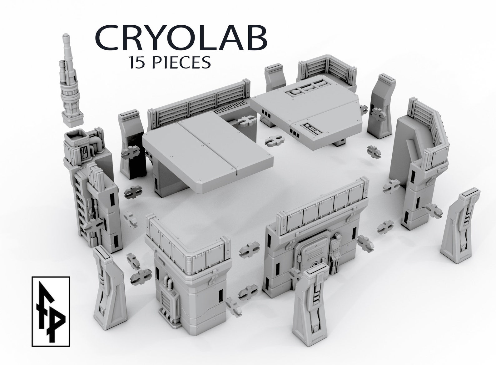 Terrain Cryolab Tech Building Scenery Terrain 28/32mm - Etsy