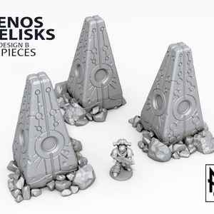 3x Xenos Obelisks Alien Scenery Terrain for War Games 28mm/32mm - Etsy