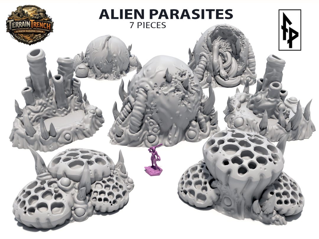 Alien Parasites Scenery Terrain for War Games 28/32mm - Etsy