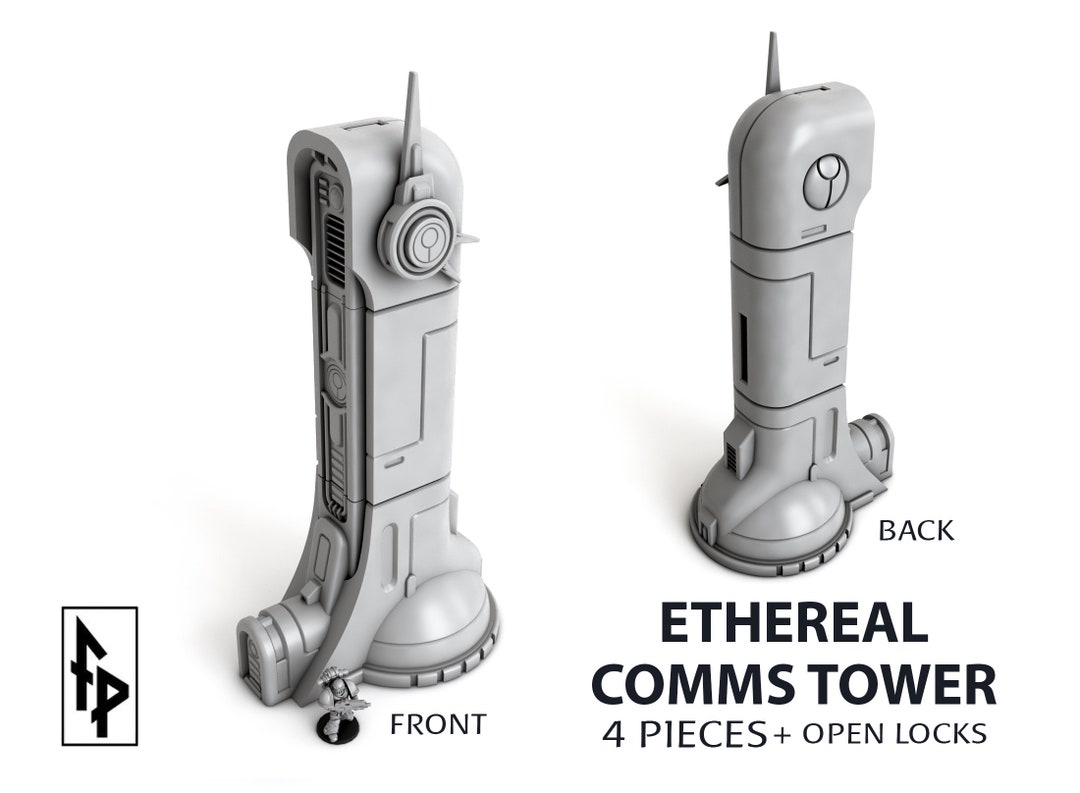 Ethereal Comms Tower - Scenery Terrain for War Games 28mm/32mm - Etsy