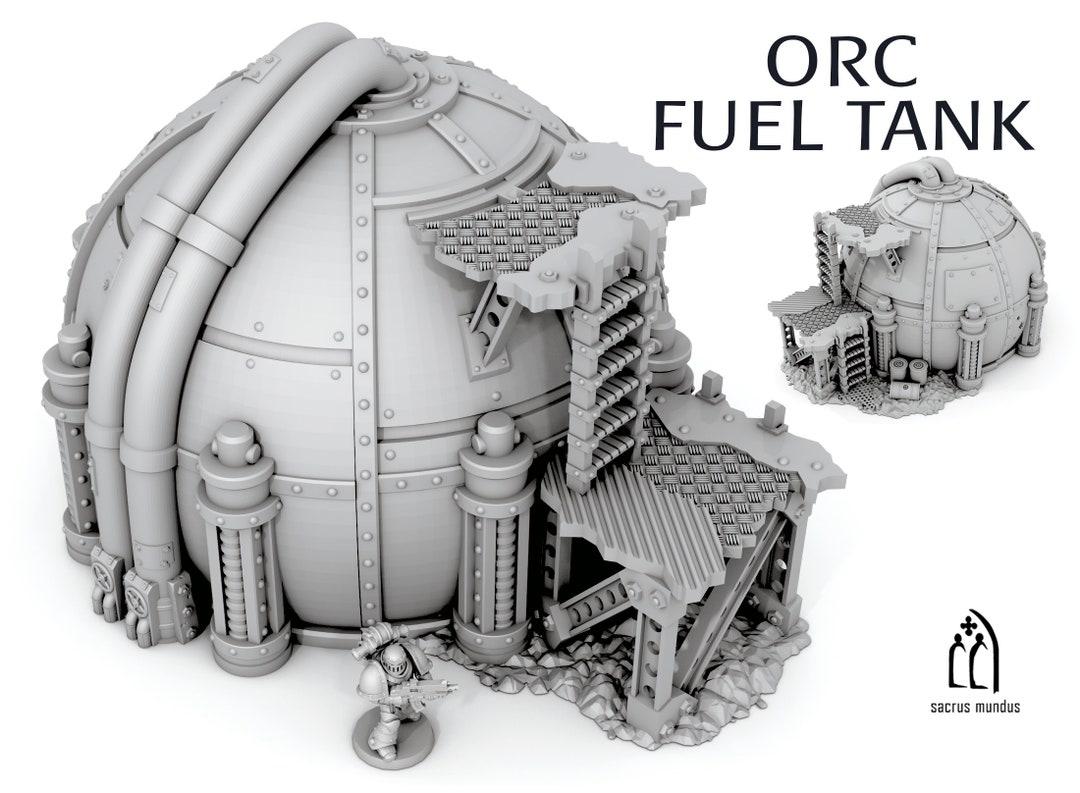 Orc Fuel Tank Scenery Terrain for War Games 28mm/32mm - Etsy