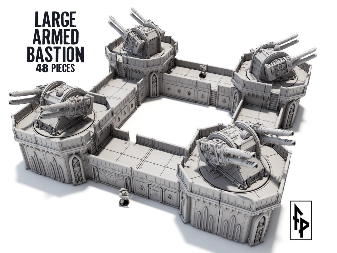 Large Armed Bastion Sci Fi Structure Scenery Terrain 28/32mm - Etsy