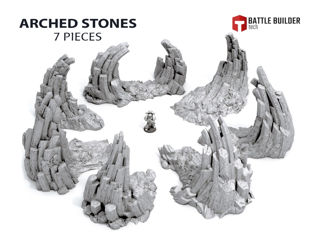Arched Stones Scenery Terrain for War Games 28mm/32mm - Etsy