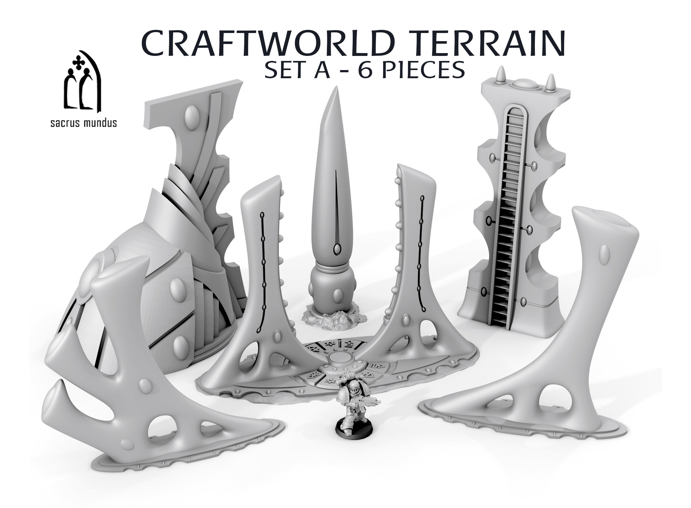 Paysages Craftworld - LOT A pour jeux de guerre 28 mm/32 mm - Etsy France