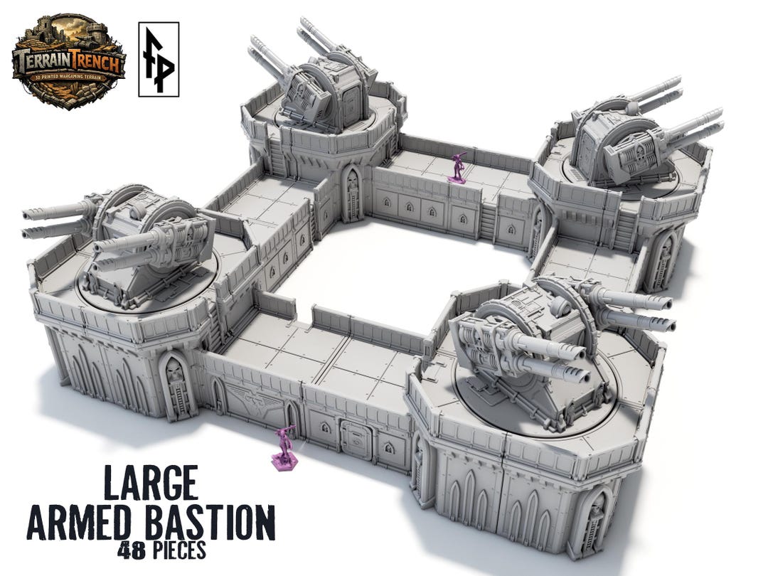 Large Armed Bastion Sci Fi Structure Scenery Terrain 28/32mm - Etsy