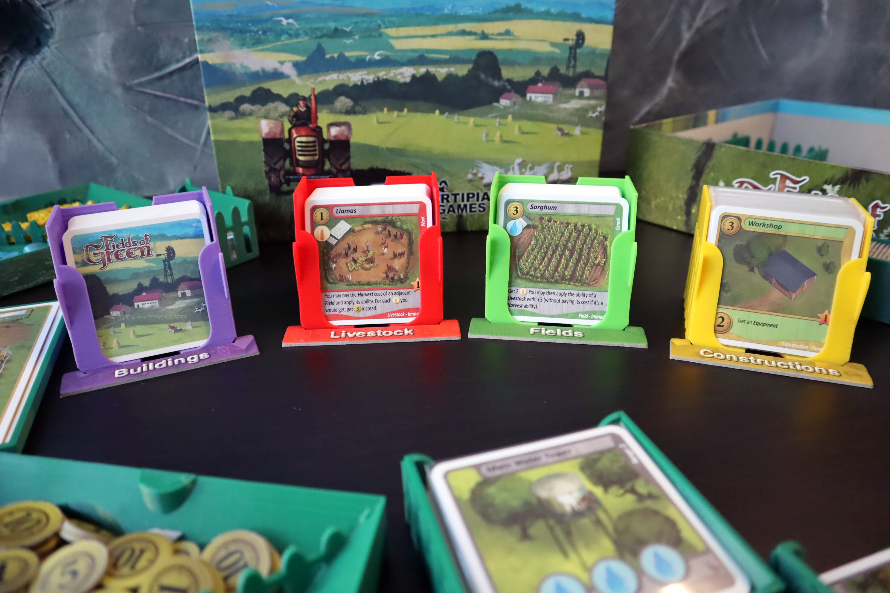 Fields of Green Board Game - Official Insert / Organizer - Fits ...