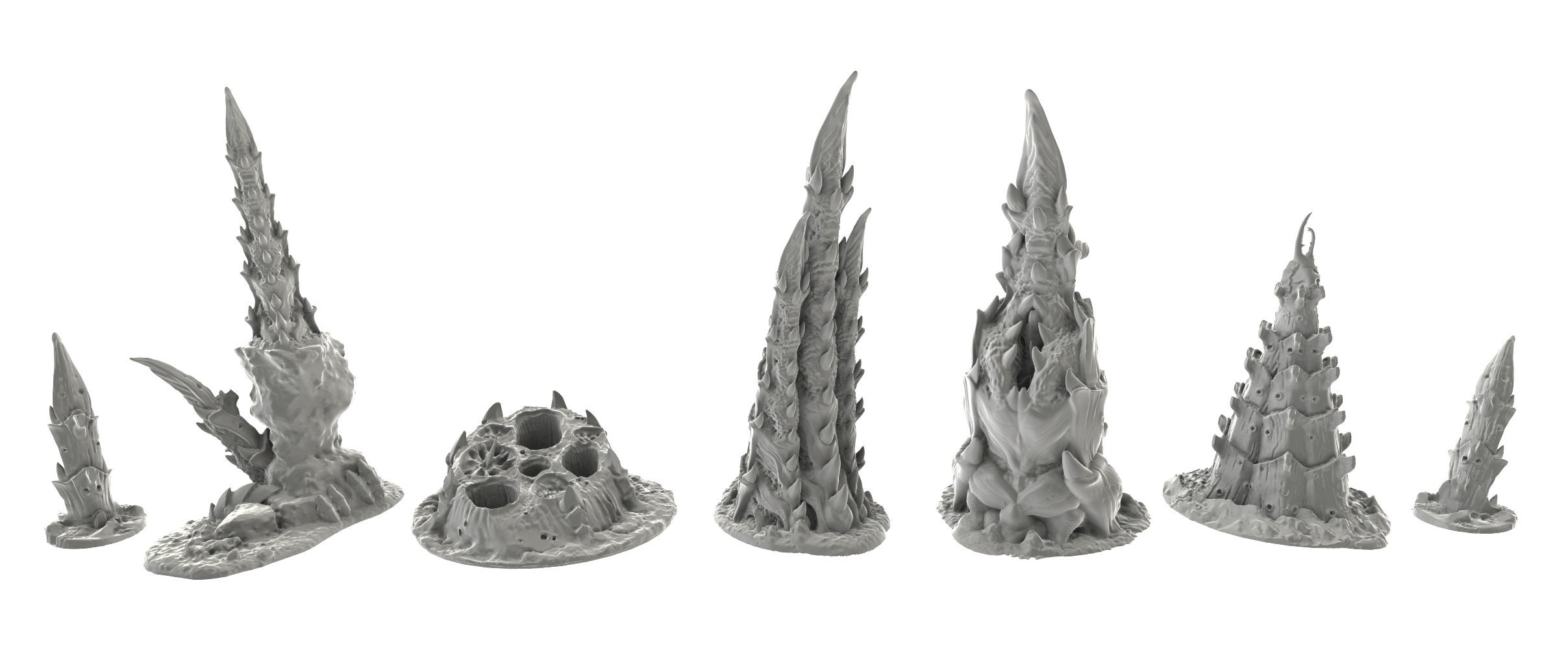 Sci Fi Alien Scenery Terrain SET B for War Games 28mm/32mm - Etsy Australia