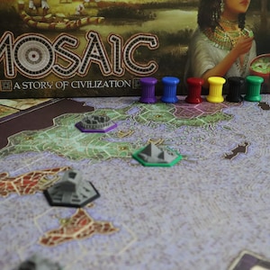 Mosaic a Story of Civilization Board Game Organizer, Wonder Bases and ...