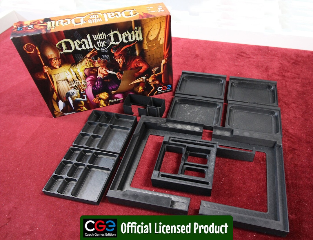 Deal With the Devil - Board Game Insert - Fit Sleeved Cards - Etsy