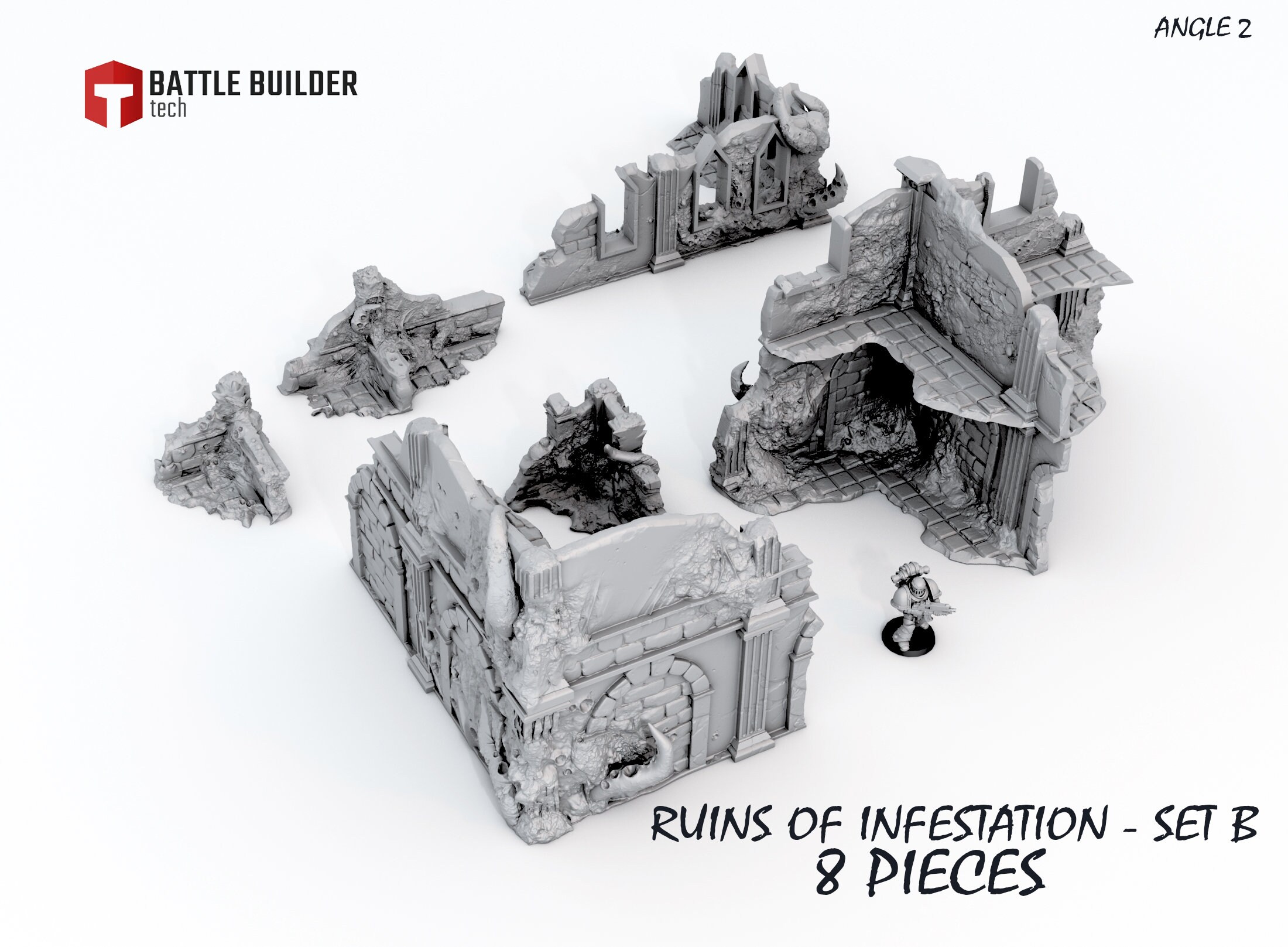 Sci Fi Alien Scenery Terrain Ruins of Infestation for War - Etsy Australia