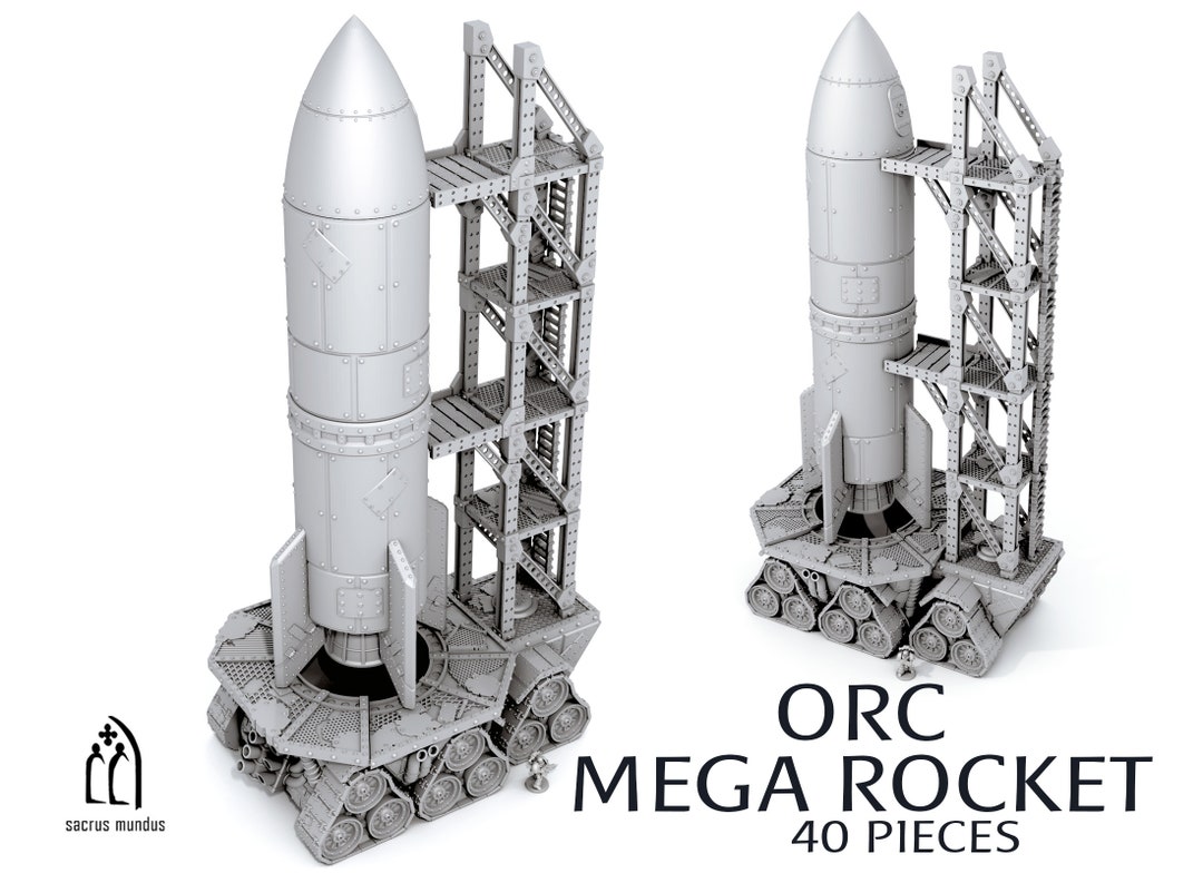 Orc Mega Rocket Huge Wargame Scenery Terrain Gaming Piece 28/32mm - Etsy