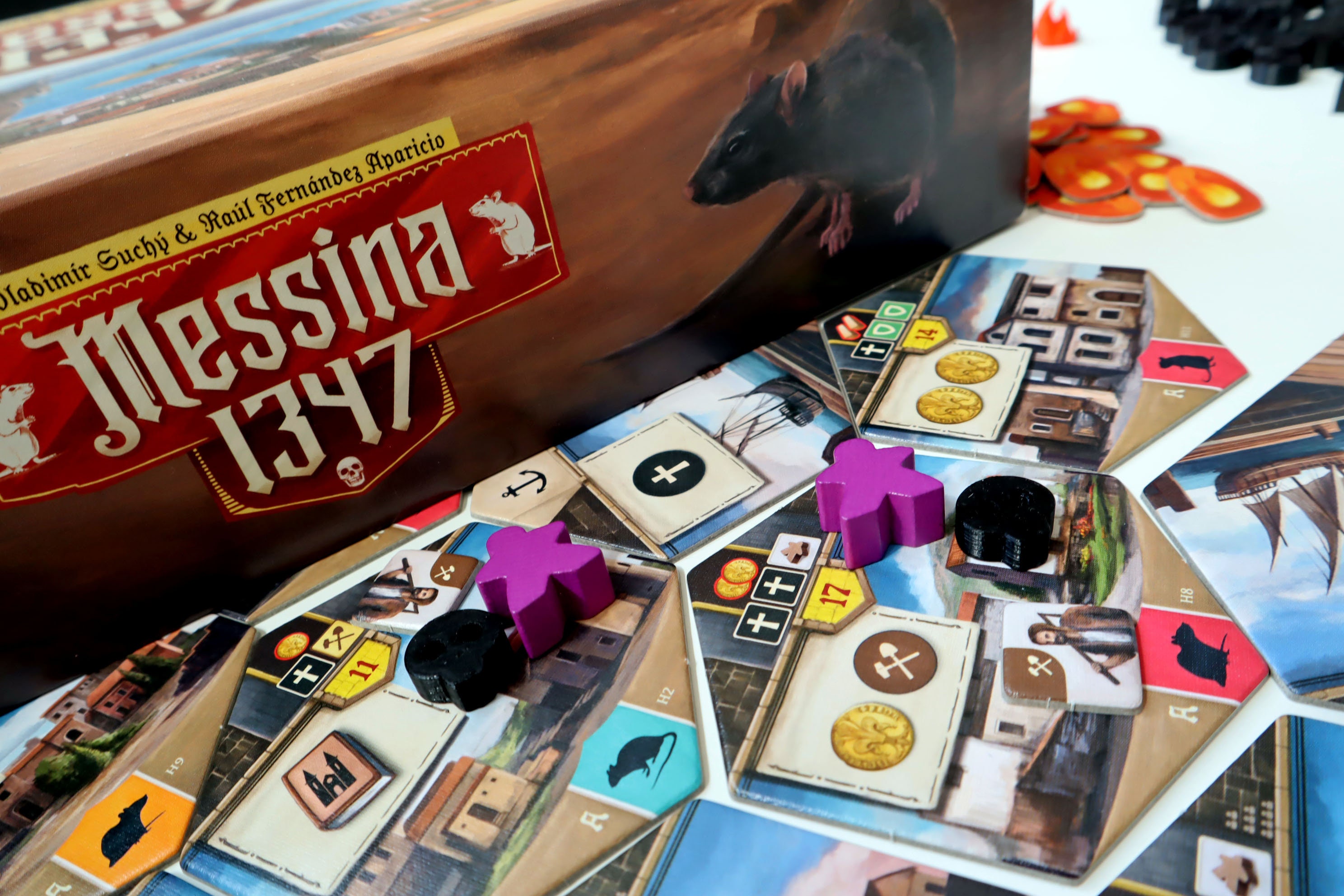 Messina 1347 - 3D Upgraded Fire and Plague Tokens - Official Licensed ...