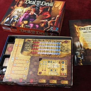 Deal With the Devil - Board Game Insert - Fit Sleeved Cards - Etsy
