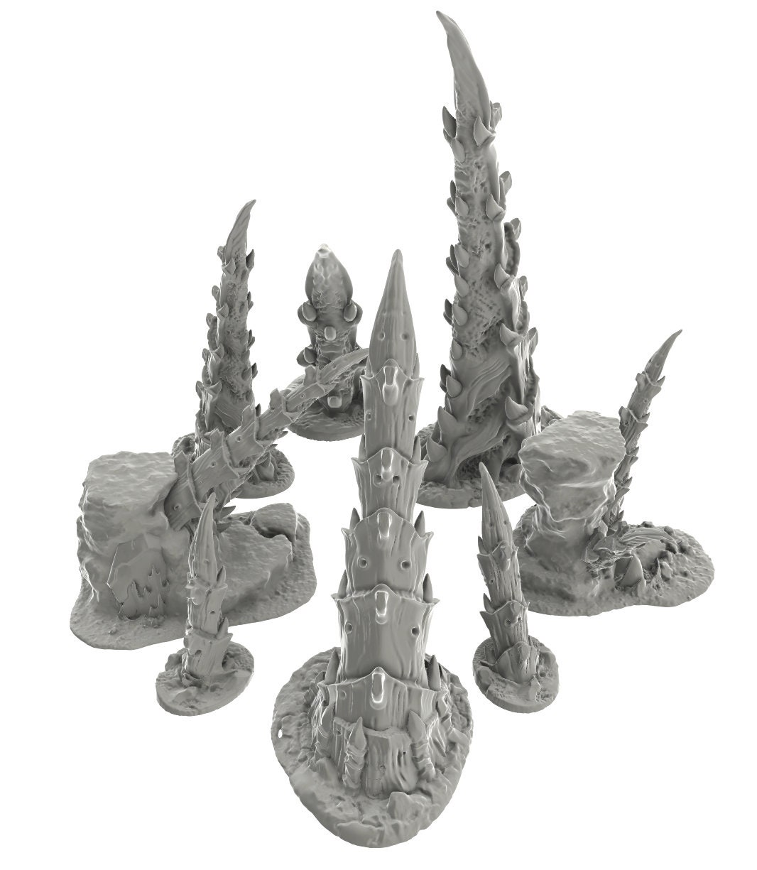 Sci Fi Alien Scenery Terrain SET A for War Games 28mm/32mm | Etsy