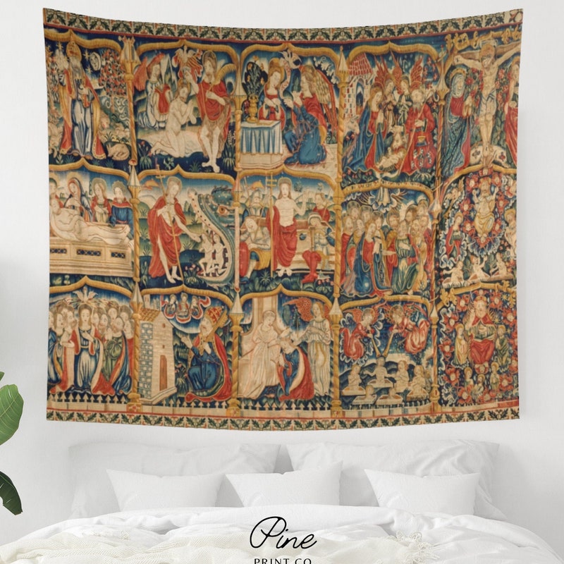Medieval Tapestry - Etsy
